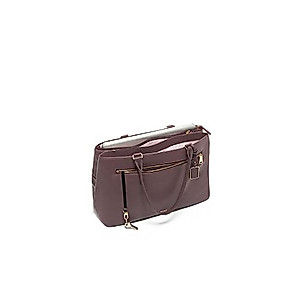 TUMI - Voyageur Sidney Leather Business Tote - Dark Mauve
