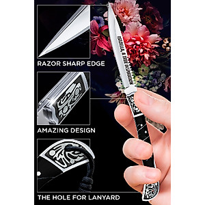 Personalized Pocket Knife - Ideal Father's & Mother's Day Gift - Custom Knives - Customized Gifts for Men - Unique Knife for Him & Her - Cool Engraved Present for Dad Husband Boyfriend - Best Gift for Birthday 806 PS 1