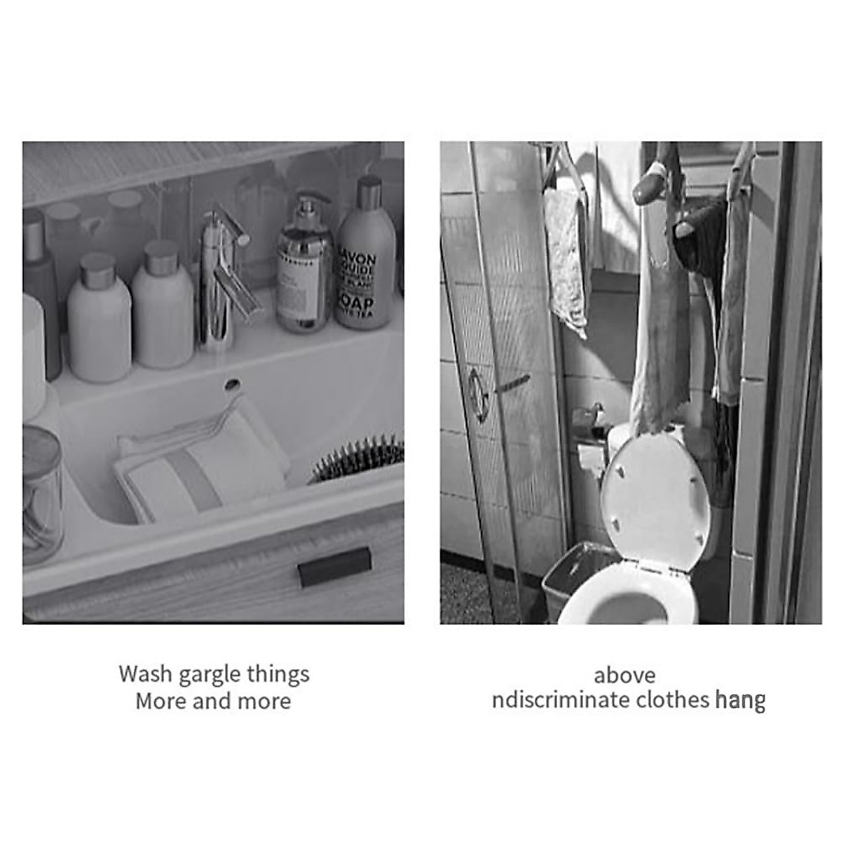 Meiyiu Over The Toilet Storage Shelf, 3 Tier Over The Toilet Cabinet, Balcony Plant Stand Tissue Holder Sturdy Space-Saving Organizer for Bathroom Laundry