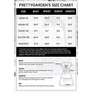 PRETTYGARDEN Women's 2024 Summer Swing Mini Dress V Neck Short Sleeve Ruffle Tiered Layer A-Line Short Bow Dress(Floral White,Large)