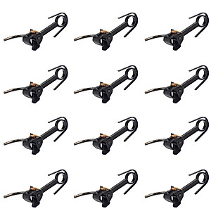 Evemodel HP0787 12pcs Model Trains HO Scale Horn Coupler Hook 20mm E-Z Mate Magnetic Knuckle Couplers for Freight Car Trains Railroad New
