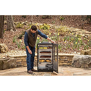 Masterbuilt MB20074719 Bluetooth Digital Electric Smoker, 40 inch, Stainless Steel