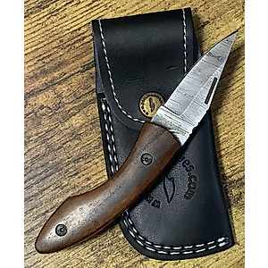 Perkin - Handmade Damascus Pocket Knife - Beautiful Folding Knife