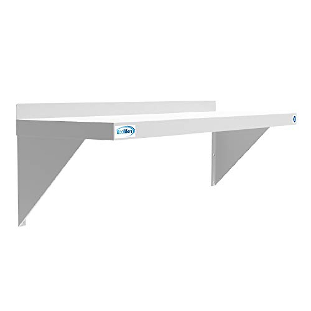 KoolMore NSF Stainless Steel Wall Mount Shelf - Industrial Grade Metal Shelf for Commercial Restaurant Kitchens 12 x 36