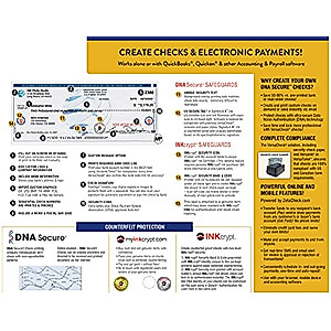 VersaCheck HP OfficeJet Pro 8210 MXE MICR Check Printer X1 Platinum Check Printing Software Bundle, Black