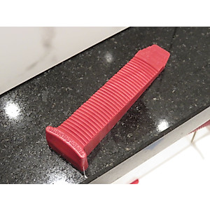 T-Lock - 100 red wedges PERFECT LEVEL MASTER - Professional Anti lippage Tile leveling system - (white T-Lock clips spacers not included and sold separately) by Tile Master