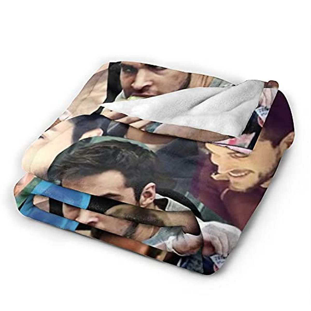 Blanket Chris Wood Soft Flannel Fleece Throw Blanket Soft Flannel All-Season Room Decoration Carpets (50"x40")