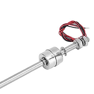 Water Level Sensor - Stainless Steel Double Ball Float Switch Water Level Control Sensor Switch for Pool with Tank(250mm)