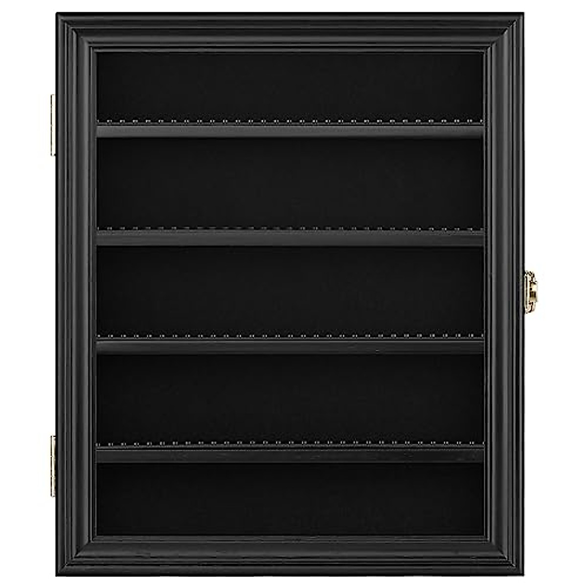 Minifigures Dimensions Display Case Thimble Wall Cabinet LG-CN30 (Black)