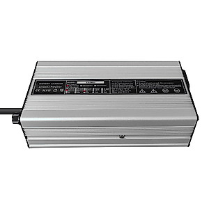 Abakoo 54.6V 4A Battery Charger Power Supply Adapter for 48V 13S Lithium Battery with 3-Pin XLR Connector