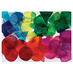 Spectra Bleeding Tissue Shapes Assortment, 25 Assorted Colors, Assorted Sizes & Shapes, 1.1 Lbs.