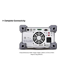 Rigol DP831A Programmable Linear Dc Power Supply,3 Channels,160W Total Power,Maximum Output Range 8V/5A || 30V/2A, 30V/2A