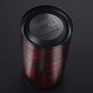 Hawkins & Brimble Premium Grooming Gift Set - Shave Cream & Aftershave Balm | Good Lather and Post Shave Moisturiser (Red)