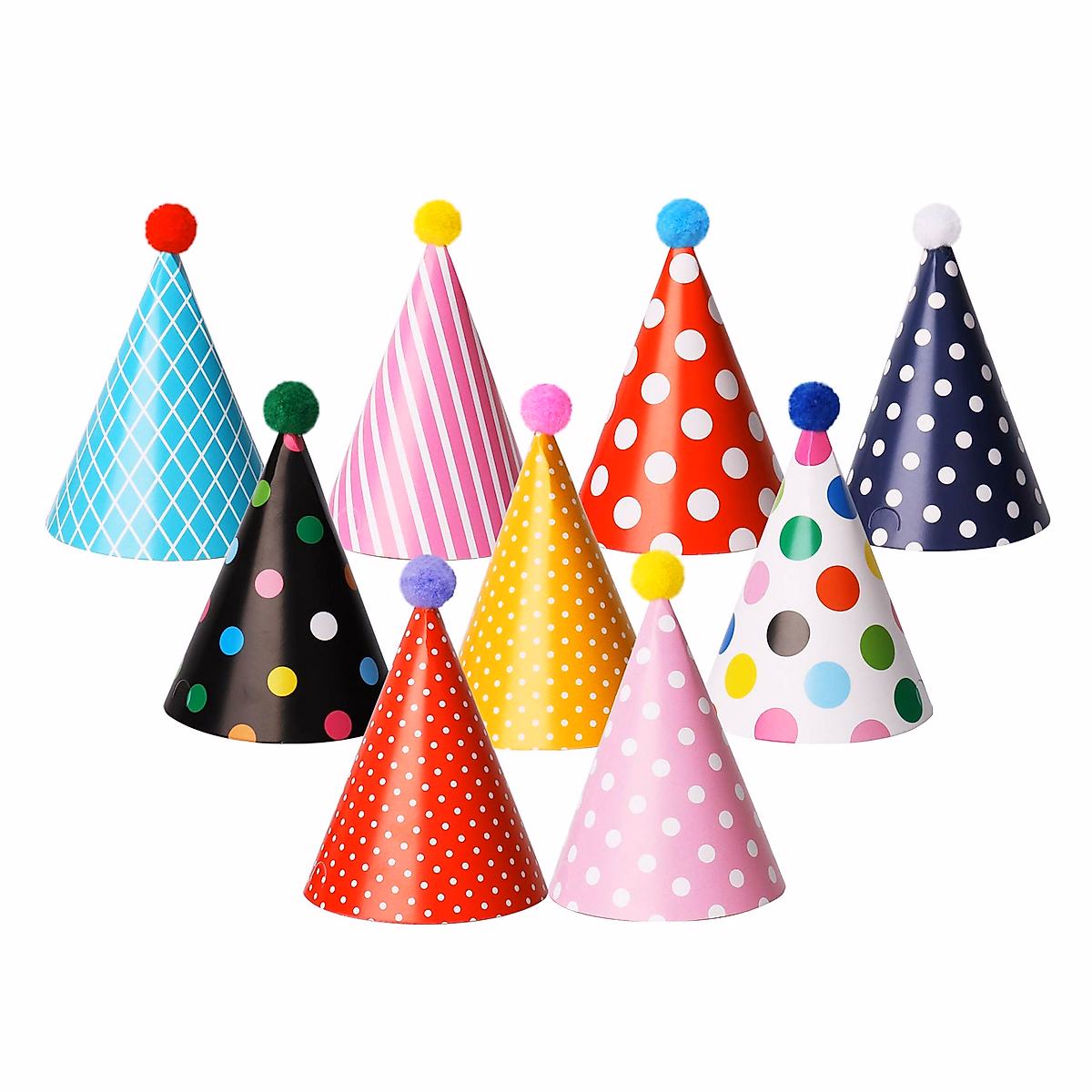 Vesil Kids Birthday Party Hats, Assorted