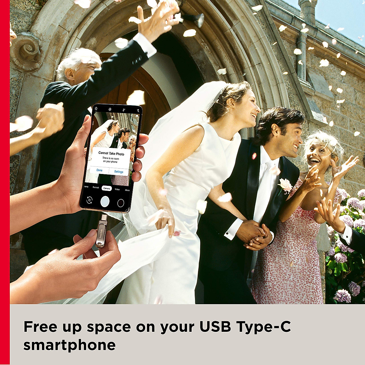 SanDisk 256GB Ultra Dual Drive Luxe USB Type-C - SDDDC4-256G-G46, Black