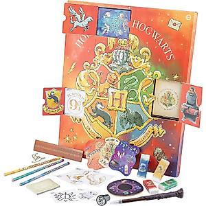 Harry Potter Advent Calendar - 24 Day Countdown to Christmas Bundle with Pencils, Decals, Trinkets, Prizes, More | Harry Potter Holiday Set