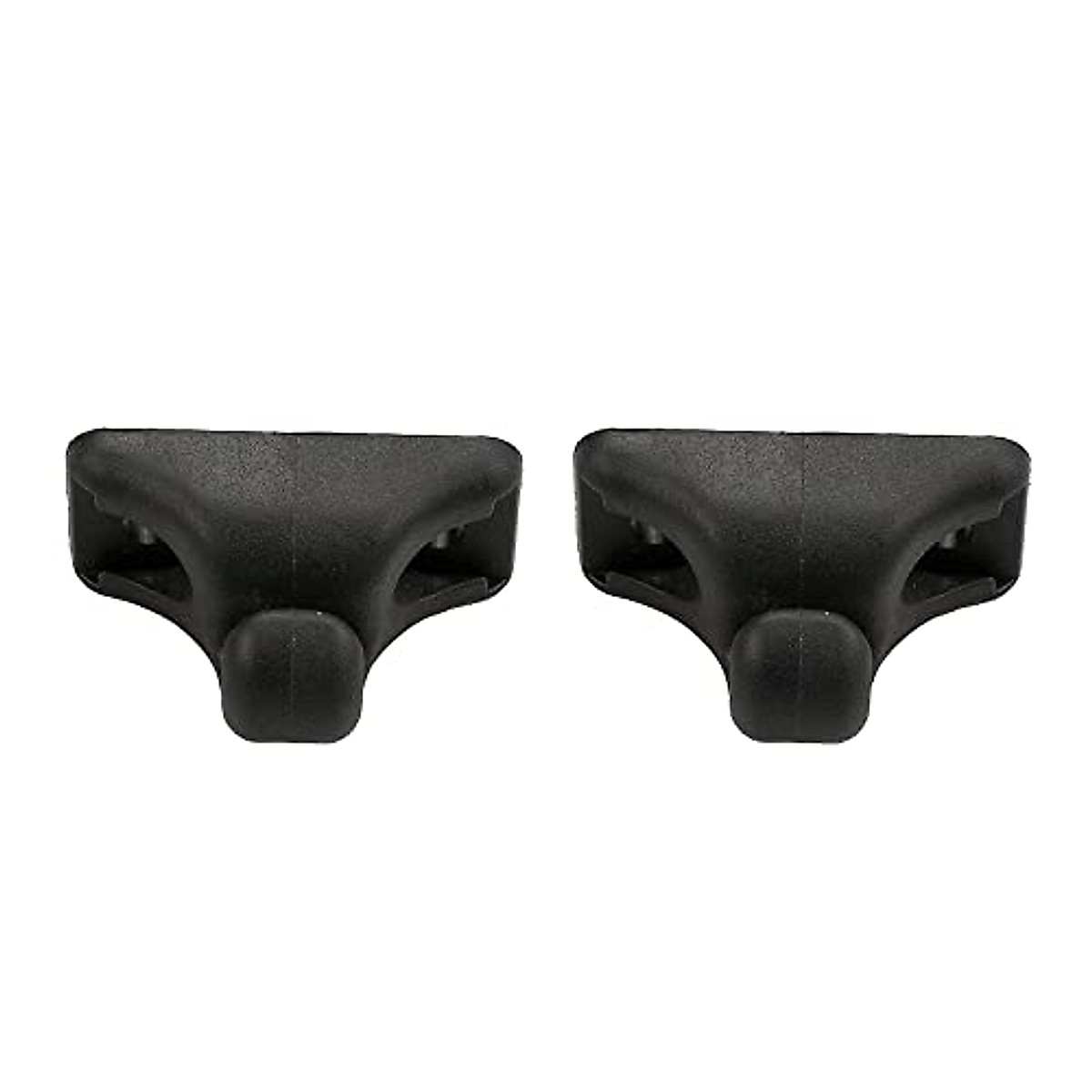 RLB-HILON Sun Visor Clip 94473143900 Compatible with Porsche 924 944 968, Sun Visor Retainer Clip, Black Color, 2PCS