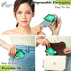 Natural Oil Blotting Paper for Oily Skin with Bamboo Charcoal - 26% Larger Oil Blotting Sheets for Face,Makeup Friendly,100 Counts,Easy Take Out Design, Premium Oil Absorbing Sheets