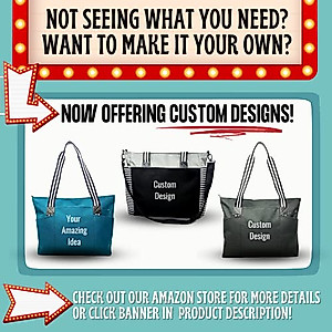 Brooke & Jess Designs Teach Love Inspire Gray Teacher Laptop Tote Bag for Work, Travel - Best Teacher Appreciation Day Gift, Birthday