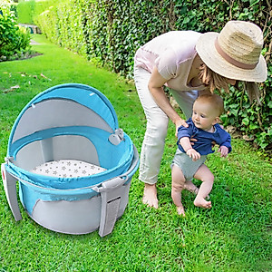 Bassinet Sheets Compatible with Fisher-Price On-The-Go Baby Dome, 2 Pack, 100% Jersey Knit Cotton Fitted Sheets, Breathable and Heavenly Soft, Grey Hearts and White Stars Print for Baby