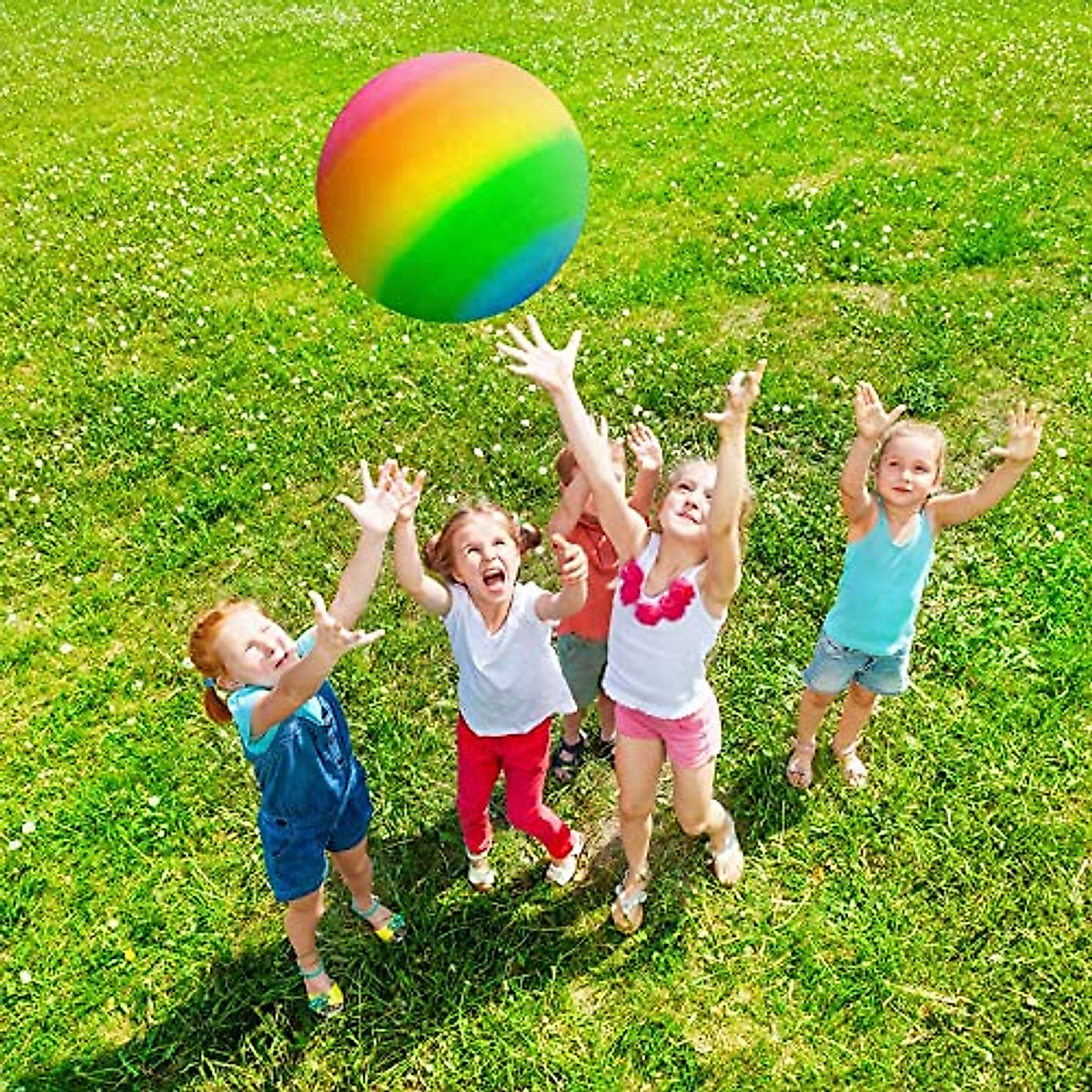ArtCreativity Rainbow Playground Ball - Durable Fun for Kids