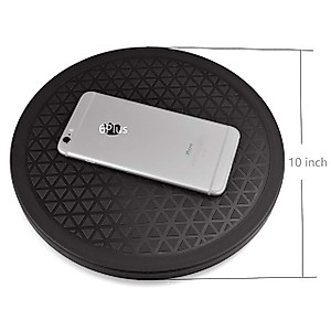 SAMYO Heavy Duty 360°Rotating Swivel Steel Ball Bearings Stand for Big Screen Tv Monitor/Turntable/Lazy Susan (10 Inches)