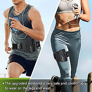 LWDUDE Running Phone Holder for Legs Waist Arms. Running Armband Phone Holder is 360° Rotatable and Detachable. Running Phone Armband for iPhone, Samsung, Lenovo, Google, All 4.5-7.8 inch Phones