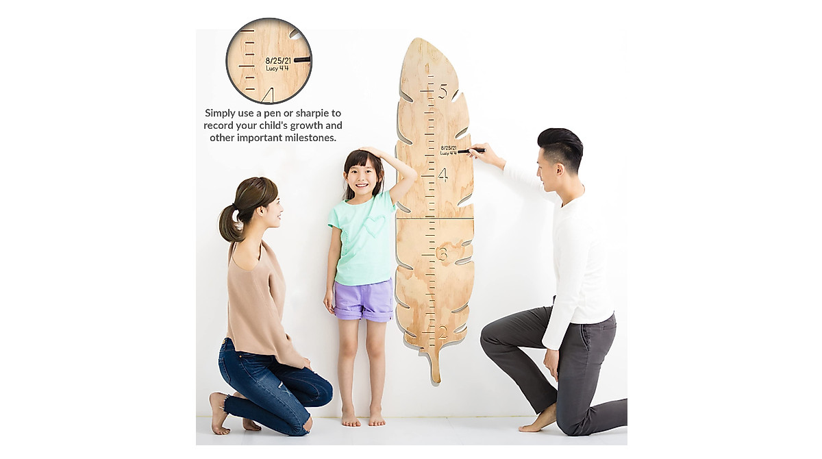 Wooden Growth Chart for Kids | Little Robbie Co.