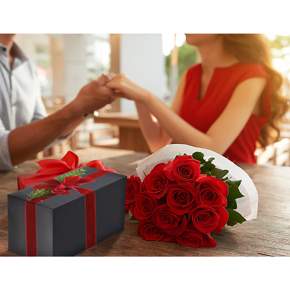 HUAPRINT Black Gift Box,Gift Boxes with Lids 9x4.5x4.5inch,24pcs Paper Gift Box Bulk,Rectangle Gift Boxes for Presents,Birthday,Bridesmaid Proposal,Groomsmen Engagements,Baby Showers, Christmas,Wedding Party Favor,Crafting Cupcake,Holidays