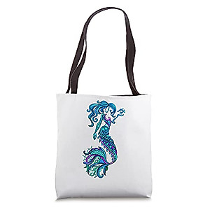 Yemaya Orishas Goddess Ifa Yoruba Religion Water Deity Tote Bag