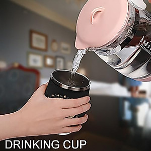 OPTKSNCU 304 Stainless Steel Insulated Cup with Lid, Sun And Moon Together Print Durable, And Easy to Clean – Ideal for Home, Office, And Gift Giving