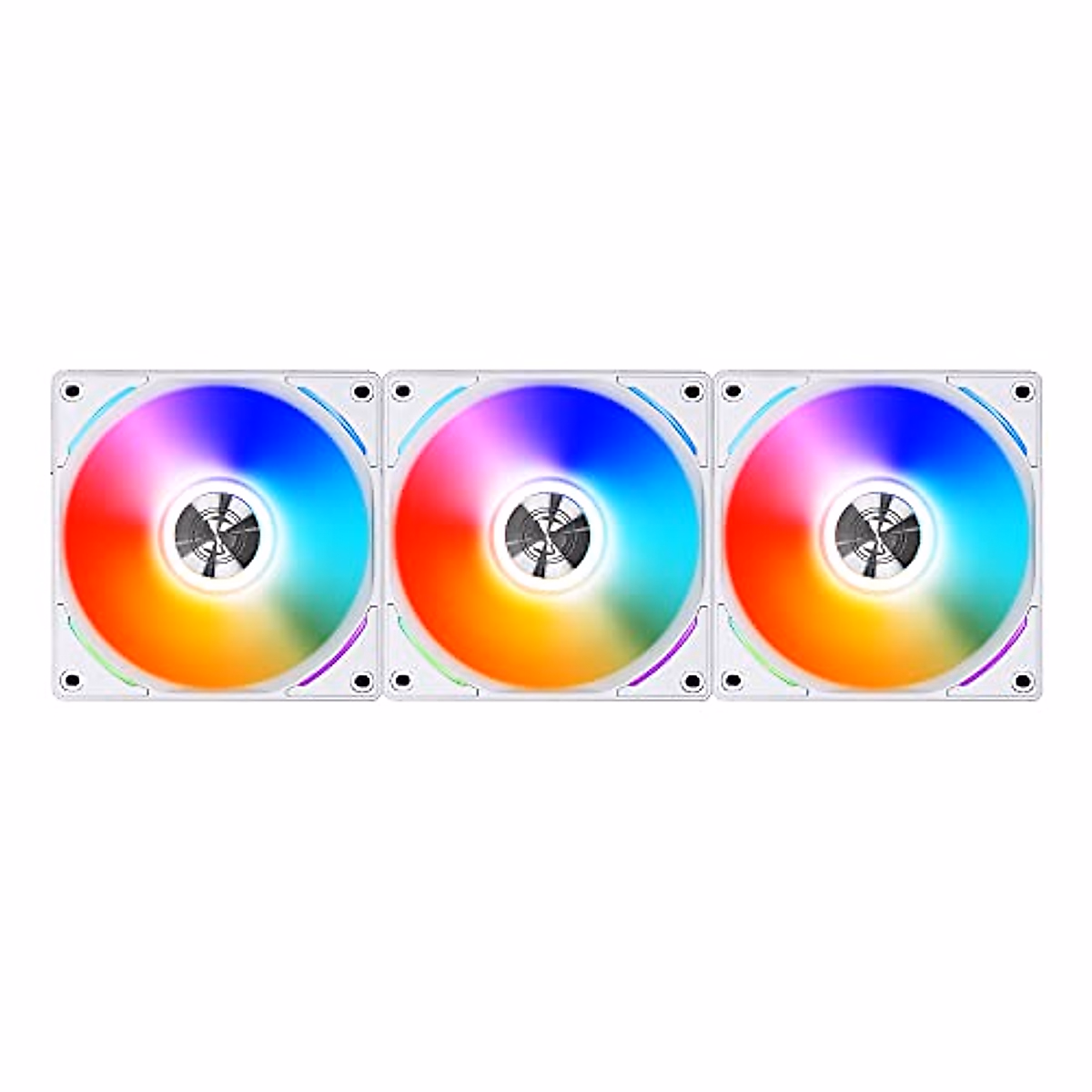 Lian Li UNI Fan AL AL120 RGB Daisy Chain ARGB 120mm UF-AL120-3W White x3