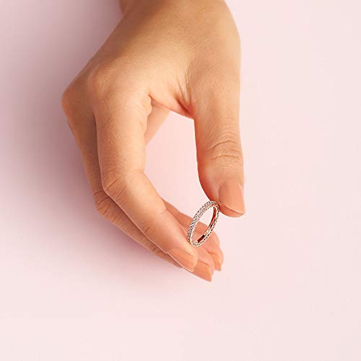 Pandora Hearts Of Pandora Ring, PANDORA Rose, Clear Cubic Zirconia, Size 7