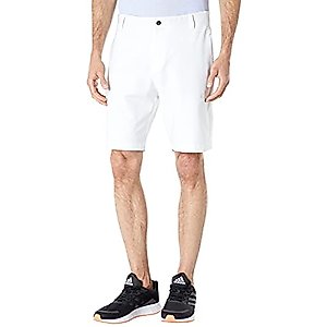 Adidas Golf Men's Ultimate365 3-Stripes Aero.rdy Golf Short, White, 34"