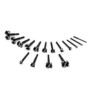 Fisch FSA-375005 16 Piece Black Shark Forstner Drill Bit Combo Set Custom Wooden Box Includes Bits from 15mm up to 35mm and 1/4-inch up to 2-inch Diameter Forged Steel Made in Austria