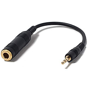 Sennheiser Genuine Adapter Cable Female 1/4" 6.3mm to Male 1/8" 3.5mm Plug for Headphones