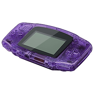 IPS Ready Upgraded eXtremeRate Clear Atomic Purple Replacement Shell Full Housing Cover + Buttons for Gameboy Advance GBA – Compatible with Both IPS & Standard LCD – Console & IPS Screen NOT Included