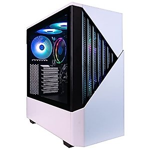 Periphio Castle Prebuilt Gaming PC - AMD Ryzen 5 4600G CPU (4.2GHz Turbo) | Radeon Vega 7 iGPU (4GB) | 1TB M.2 NVMe SSD Storage | 16GB DDR4 RAM | Windows 10 Gaming Desktop Computer | 5G-WiFi + BT
