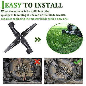 72531-VH7-000 & 72511-VH7-000 Lawn Mower Blade Set for HRX217, HRX217K1, HRX217K2, HRX217K3, HRX217K4 Mower 21" MicroCut Twin Blade Set