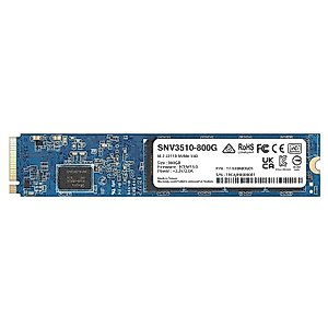 Synology M.2 22110 NVMe SSD SNV3510 800GB (SNV3510-800G)