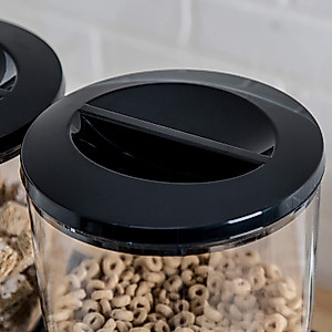 WRODA Food Dispenser Cereal Containers Storage Dispenser Food Storage Container Cereal Dispenser Countertop For Candy Nut Grain Granola Snack
