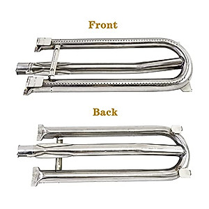 Cmanzhi S1B171 (3-Pack) 19 1/8” Stainless Steel Burner Replacement Parts for DCS 27DBQR, DCS 30 BGB30-BQR, DCS 36 BGA36-BQARN, DCS 48 BGA48-BQRL, Brinkmann Charmglow 810-8905-S 810-8907-S