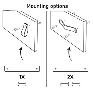 Brute Strength - Leather Drawer Pulls - Cognac - 6 pcs - 6-1/2 x 1 ’’ - Leather Handle - Leather Dresser Pulls - Cabinet knobs Dresser knobs - Dresser Handles