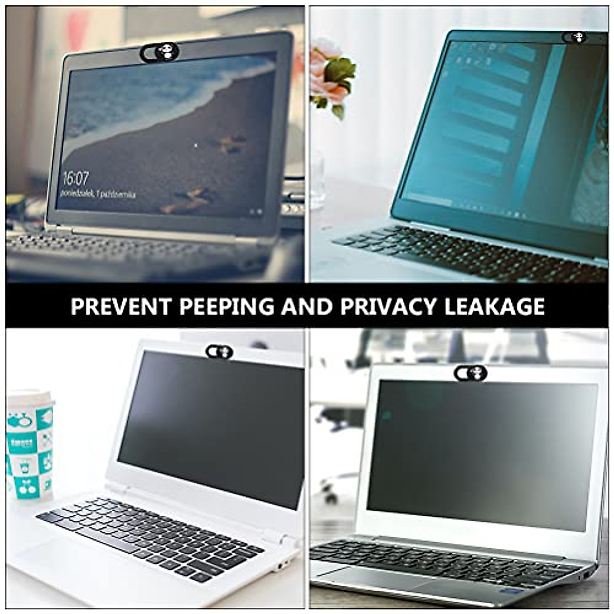 OSALADI Lap Desk Lap Desk Lap Desk Lap Desk Lap Desk Lap Desk Tablet Notebook Camera Cover 6PCS Web Camera Cover for Tablet Laptop Pattern Privacy Cover Privacy Webcam Covers Ipads