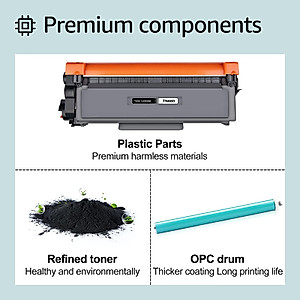 greencycle 1 Pack TN660 TN-660 TN630 TN-630 Black Toner Cartridge Replacement Compatible for Brother MFC-L2700dw MFC-L2740dw DCP-L2540dw HL-L2300D HL-L2380DW HL-L2320D DCP-L2540DW Laser Printer