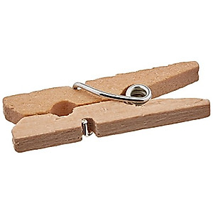 Darice 9151-08 Mini Spring Clothes Pin, Natural, 1-Inch