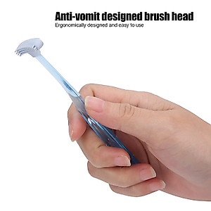 Tongue Scraper, Plastic Tongue Cleaner Brushes Fresh Breath Restored Taste, Travel Oral Tongue For Brushes For Bad Breath Removal