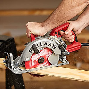 Skilsaw Magnesium Lightweight Worm Drive Circular Saw - 7 1/4in. 15 Amp, Model Number SPT77WML-22