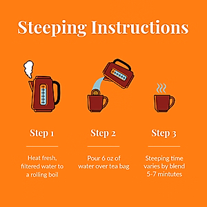 The Republic of Tea Be Well Teas No. 3, Get Charged Herbal Tea For Energy, Refill Pack of 250 Tea Bags