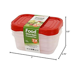 Mintra Home Storage Containers 1.3L (Red)